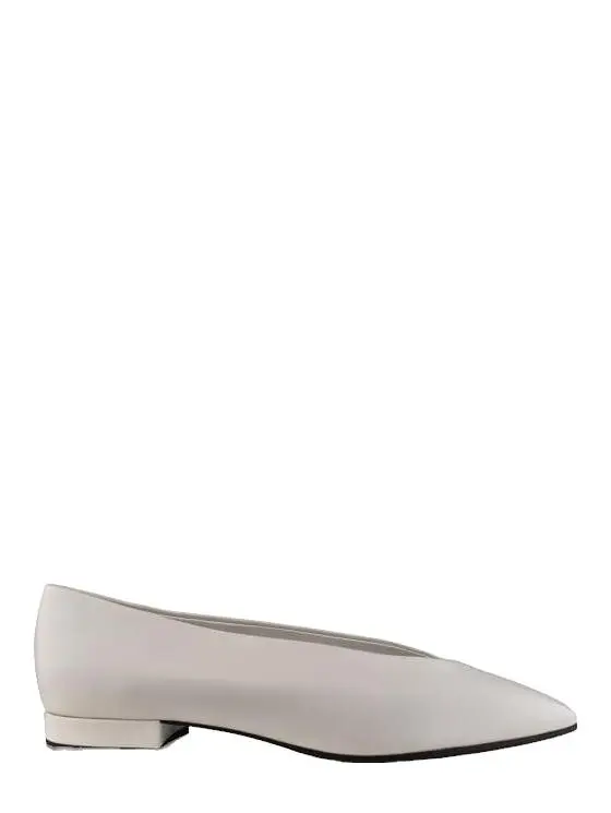 Loro Piana Rebecca Ballerinas - White