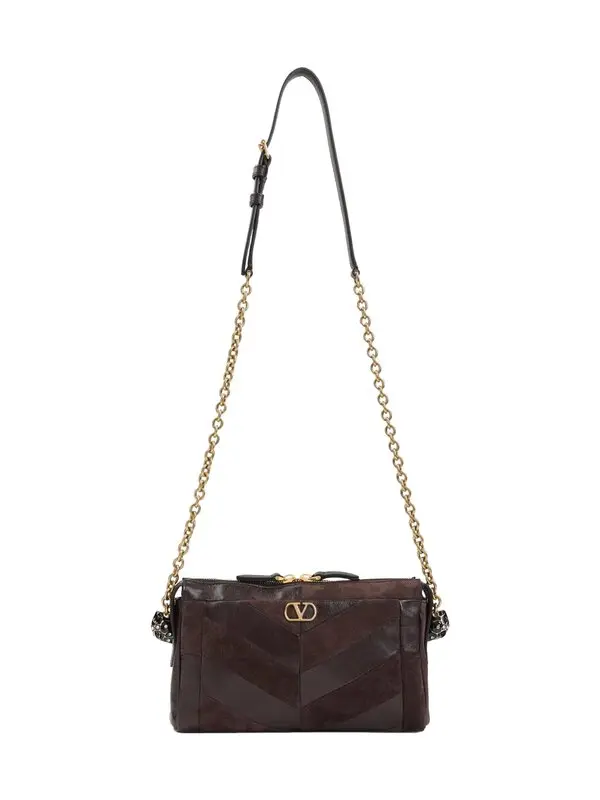 Valentino Garavani Small Panthea Shoulder Bag - Brown