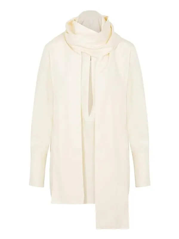 Givenchy Foulard Blouse - White