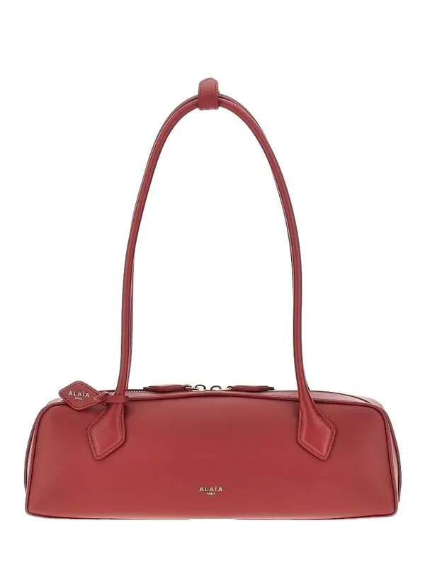 Alaïa Leather Medium 'le Teckel' Bag - Red