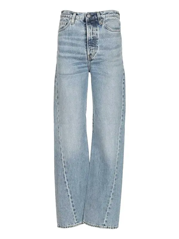 TOTEME Twist Seam Denim Jeans - Blue