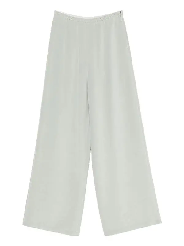 Max Mara Trousers Palazzo Pants - Green