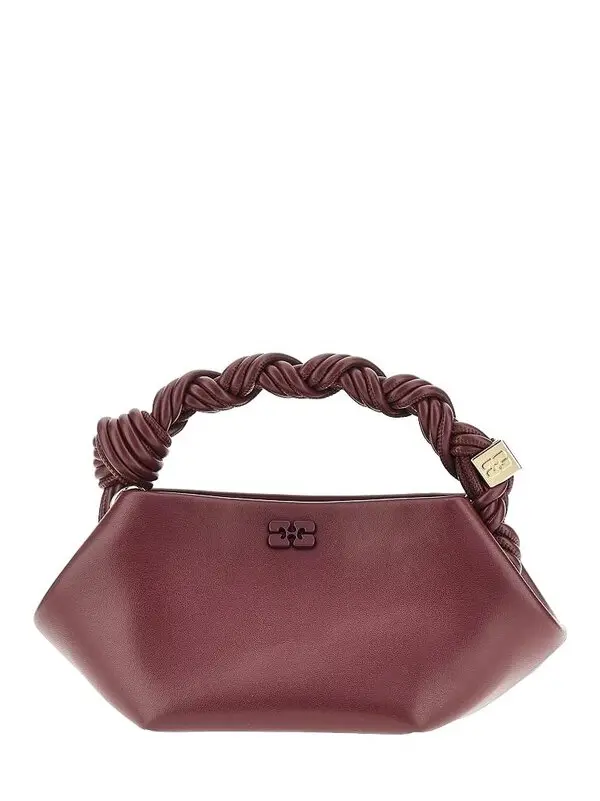 GANNI Recycled Leather Bou Mini Bag - Red