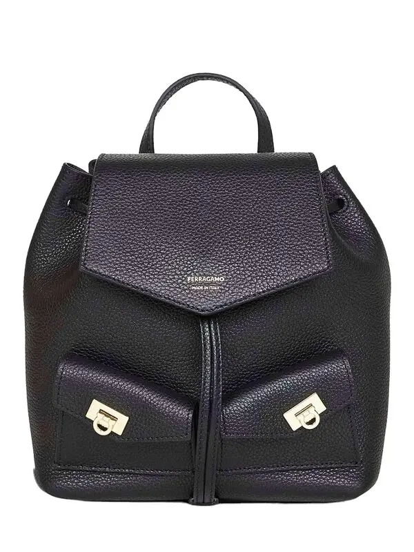 FERRAGAMO Harley Leather Backpack - Multicolor