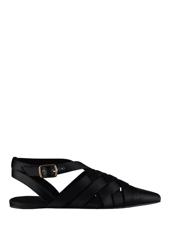Loro Piana Silene Ballerinas - Black
