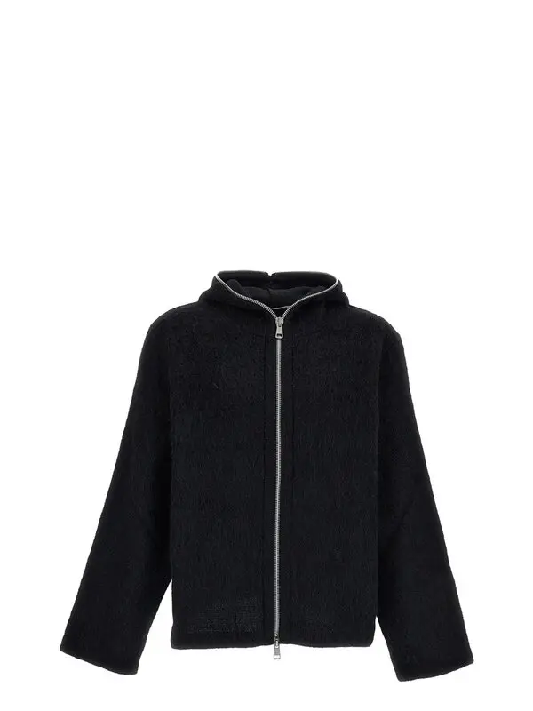 Our Legacy Full Zip Wool Hood - Multicolor