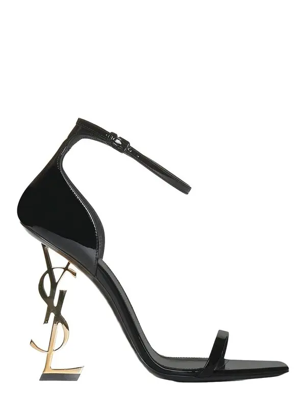Saint Laurent Opyum Patent Leather Sandals - Multicolor