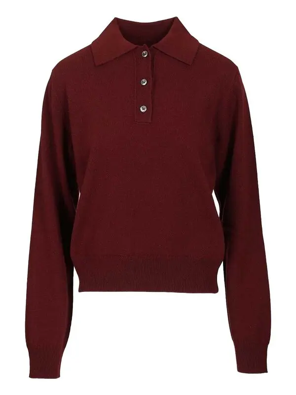 MAISON MARGIELA Wool Polo Shirt - Multicolor
