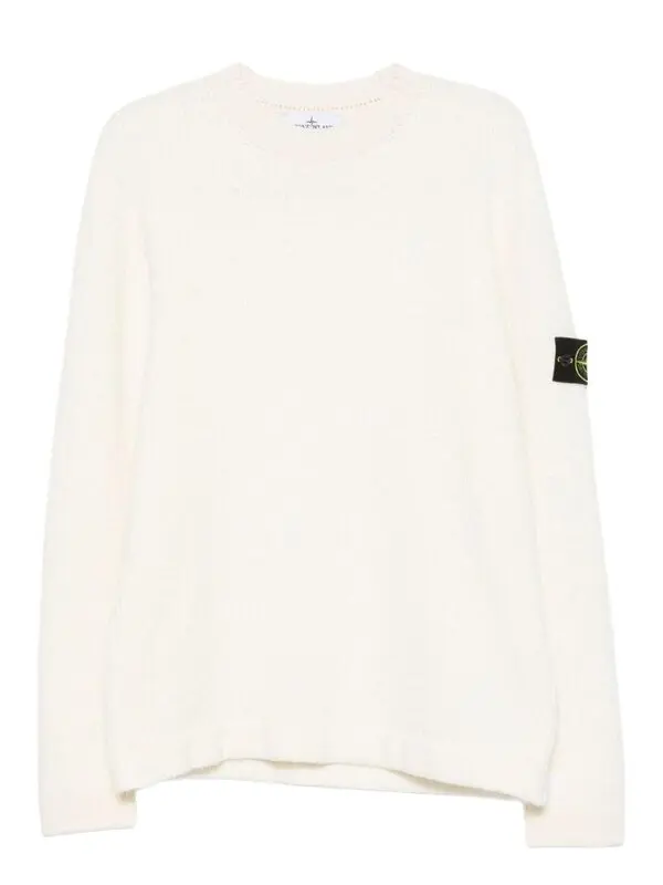 Stone Island Wool Blend Crewneck Sweater - Multicolor