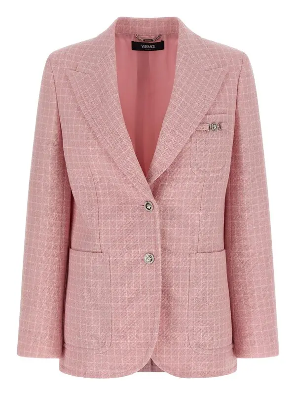 Versace Blazer Check - Pink
