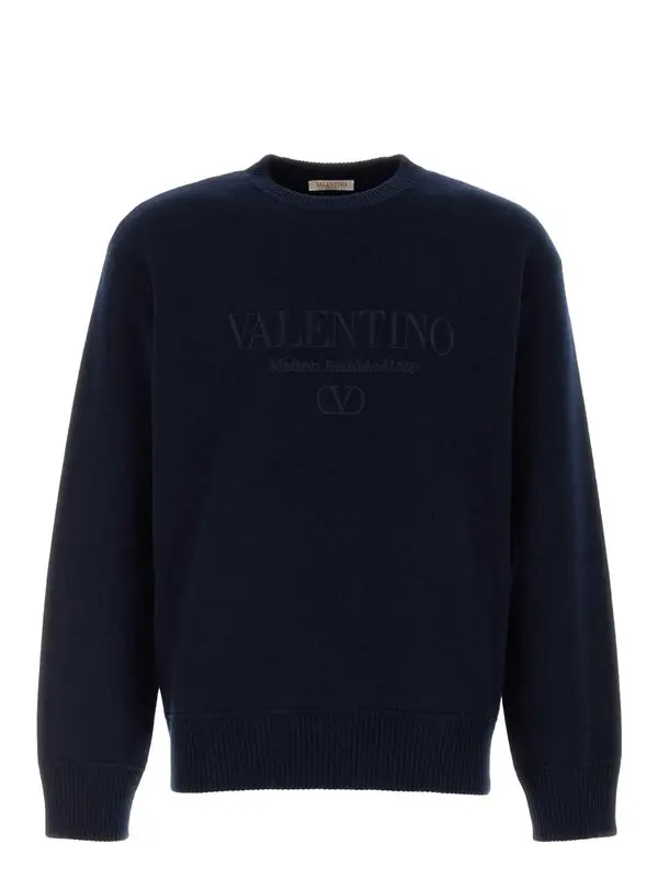 Valentino Garavani Virgin Wool Sweater - Blue
