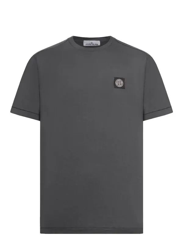 Stone Island Short-sleeve T-shirt With Compass Patch - Multicolor