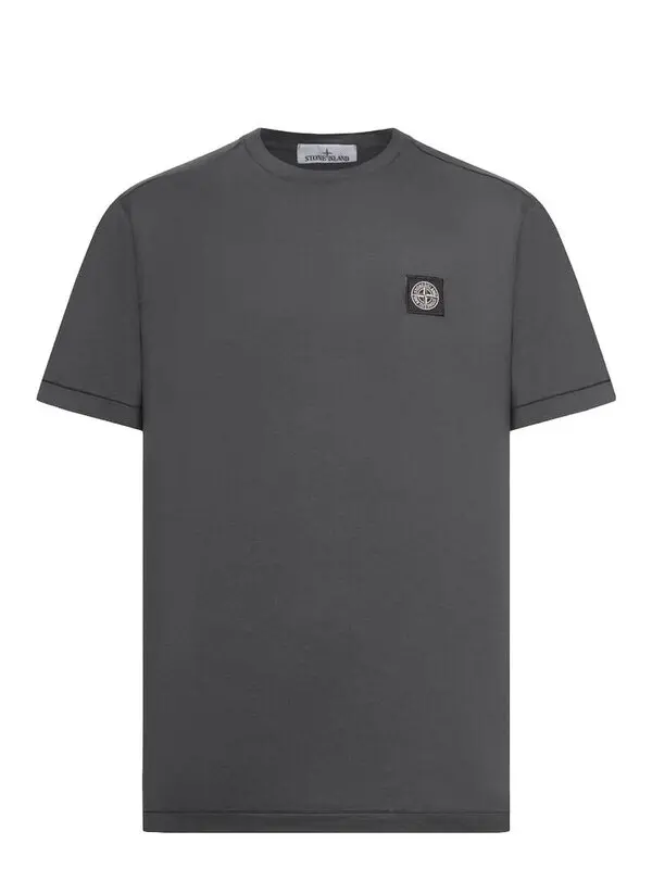 Stone Island Short-sleeve T-shirt With Compass Patch - Multicolor