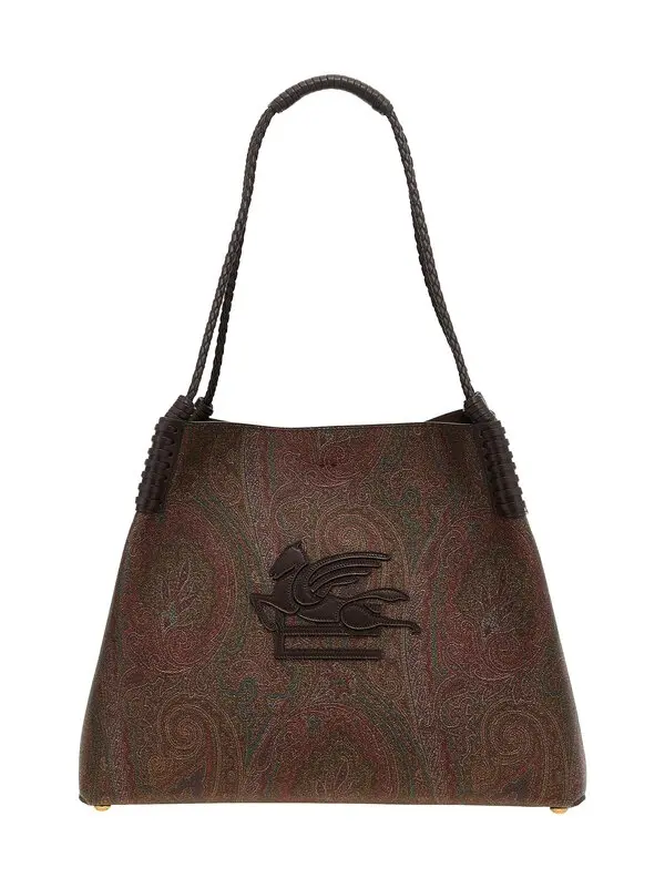 Etro Medium 'libra' Shopping Bag - Brown