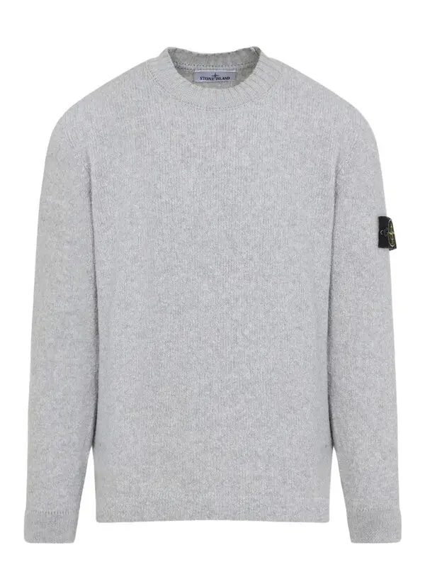 Stone Island Wool Blend Crewneck Sweater - Multicolor