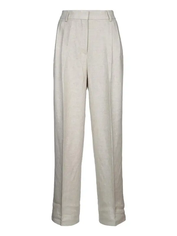 TOTEME Double-pleat Straight Trousers - Multicolor