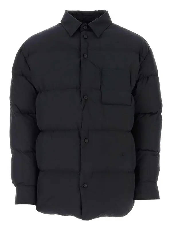 Off-White Polyester Down Jacket - Black