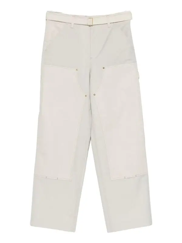 SACAI X CARHARTT WIP Wool Blend Trousers - Multicolor