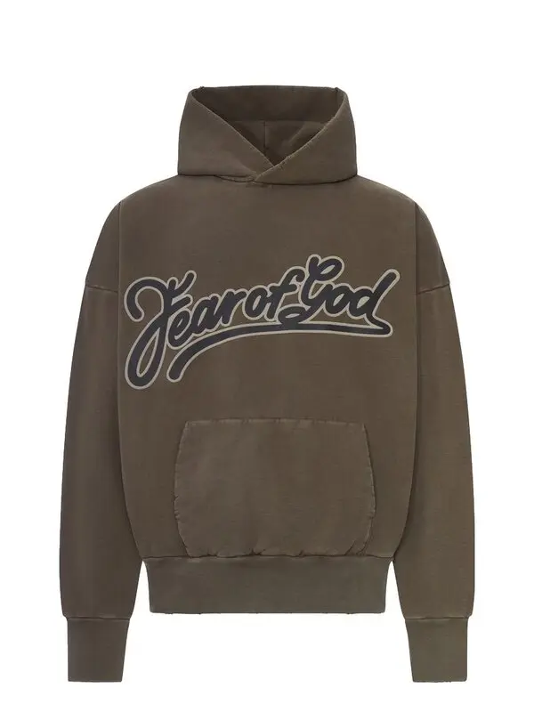 Fear Of God Cotton Hoodie - Brown