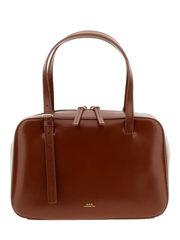 A.p.c. Virginie Smooth Leather Box Bag - Multicolor
