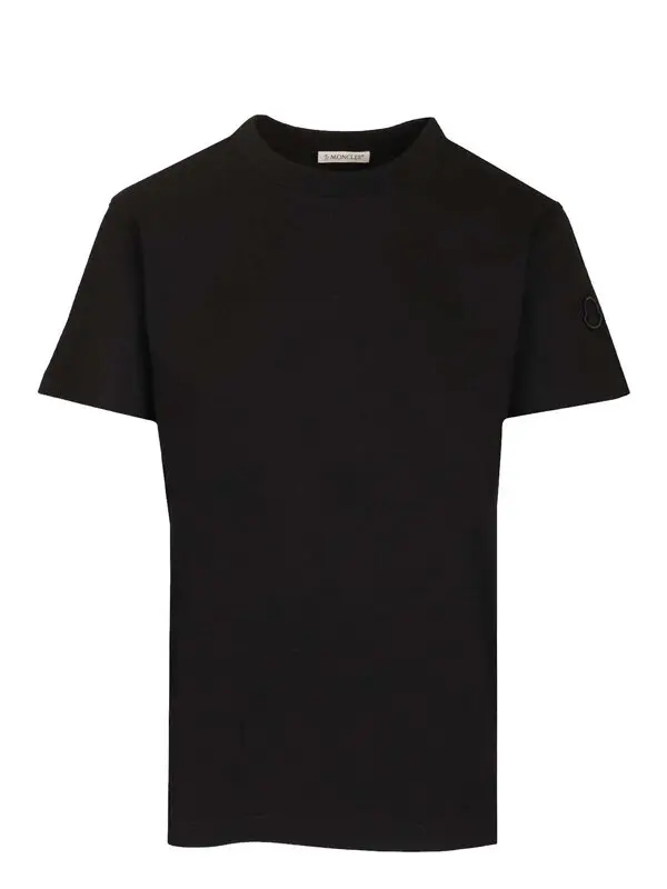 Moncler Cotton T-shirt - Black