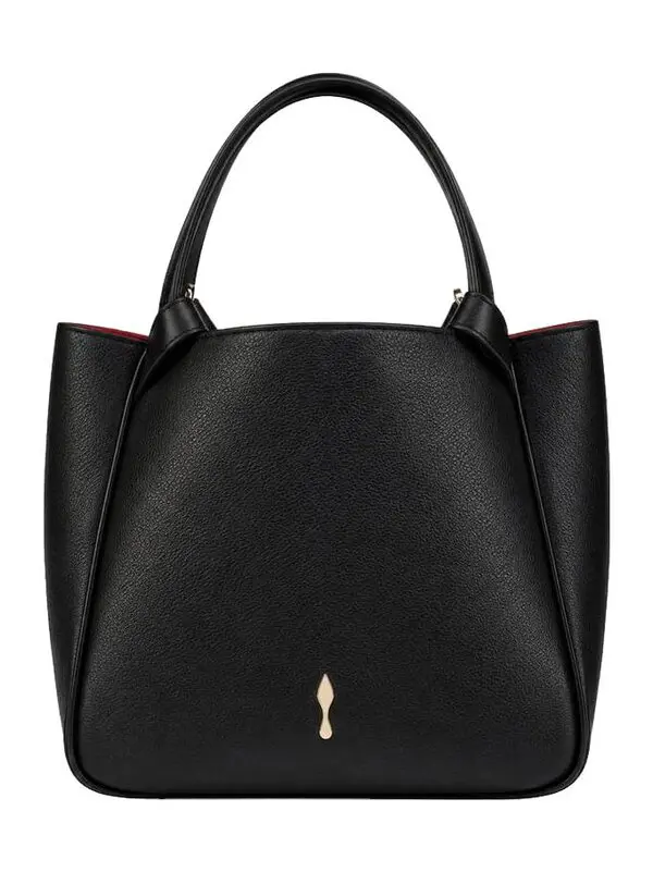 CHRISTIAN LOUBOUTIN Bettina Calfskin Tote Bag - Black