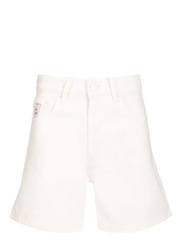AMI Paris Cotton Twill Shorts - White