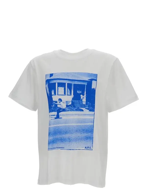 A.p.c. Short-sleeve T-shirt With A Print - Multicolor