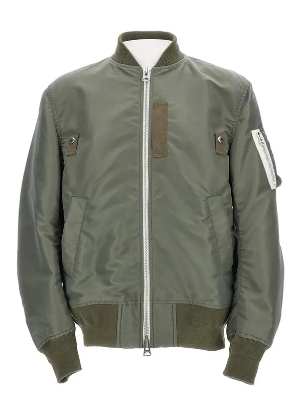 Sacai Nylon Bomber Jacket - Multicolor