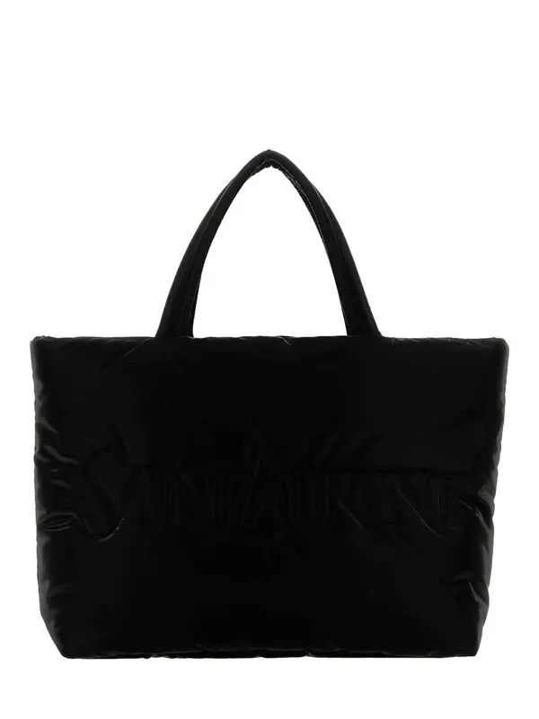 Saint Laurent Nylon Shopping Bag - Black