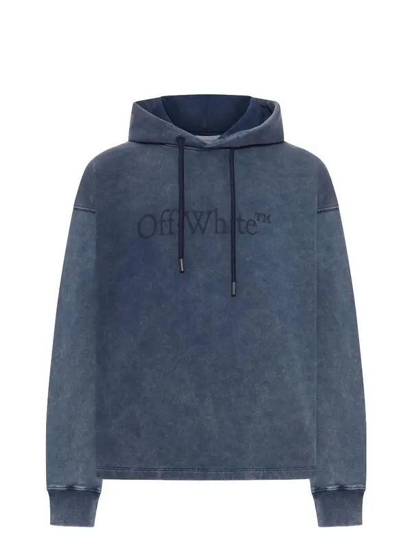 Off-White Laundry Loose Hoodie - Blue