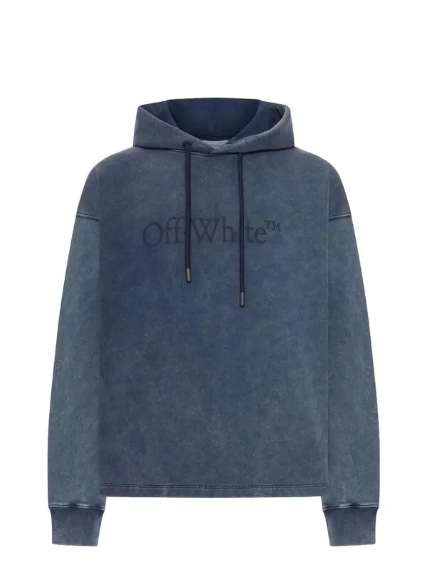 Off-White Laundry Loose Hoodie - Blue