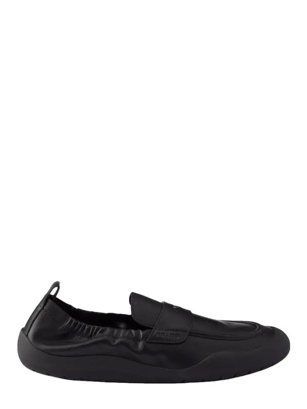 Prada Speedrock Leather Loafers - Black