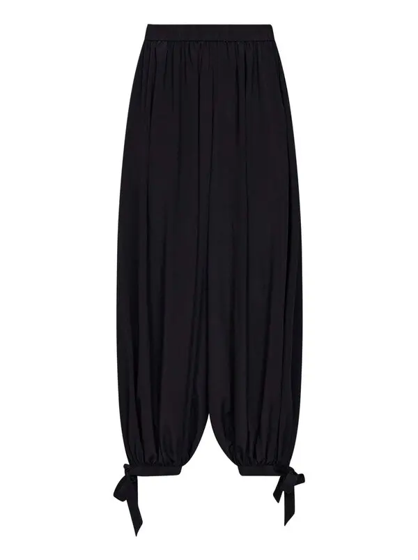 Chloé Silk Crêpe De Chine Fluid Harem Trousers - Multicolor