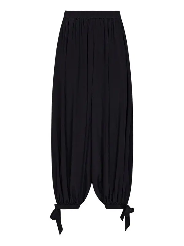 Chloé Silk Crepe De Chine Harem Trousers - Multicolor