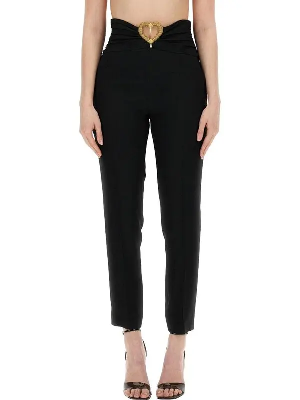 Moschino Slim Fit Trousers - Black