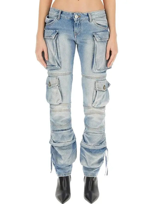 Attico Cargo Jeans - Blue