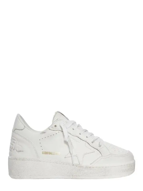 GOLDEN GOOSE Ball Star Leather Sneakers - White