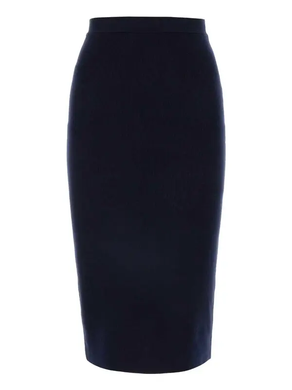 Bottega Veneta Cashmere Blend Skirt - Blue
