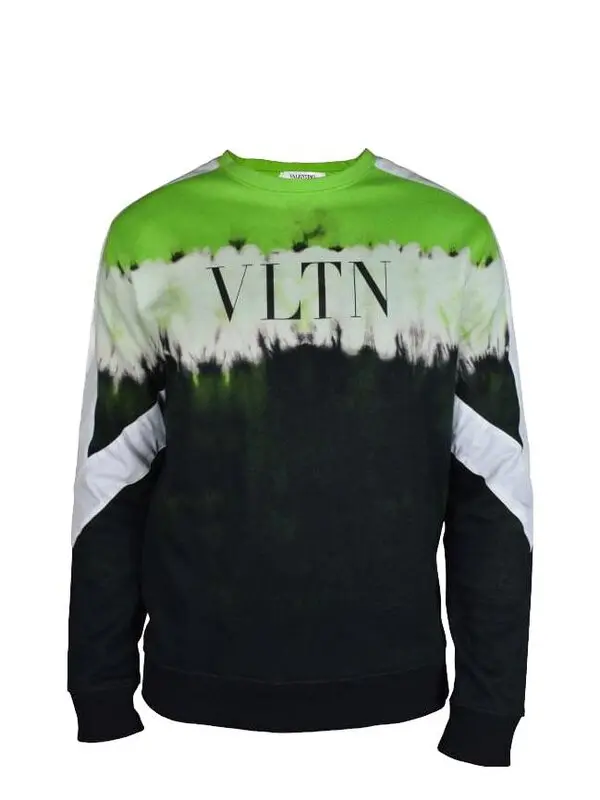 Valentino Garavani Printed Crew Neck Sweatshirt - Black