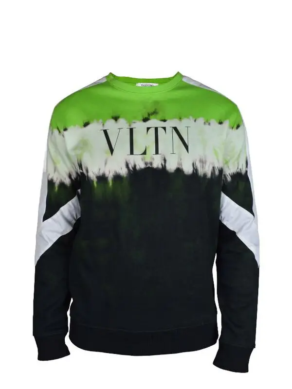 Valentino Garavani Printed Crew Neck Sweatshirt - Black
