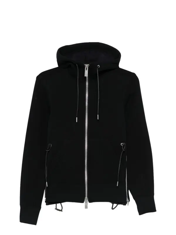Sacai Cotton Zipped Hoodie - Multicolor