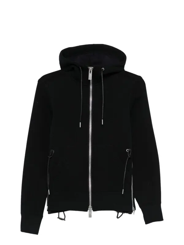 Sacai Cotton Zipped Hoodie - Multicolor