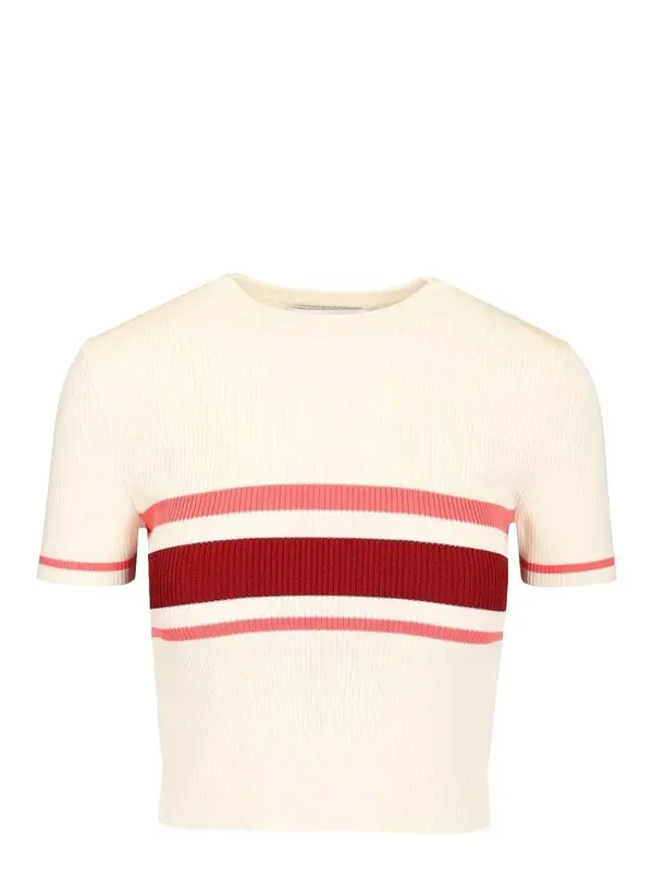 SELF-PORTRAIT Knitted Top - White