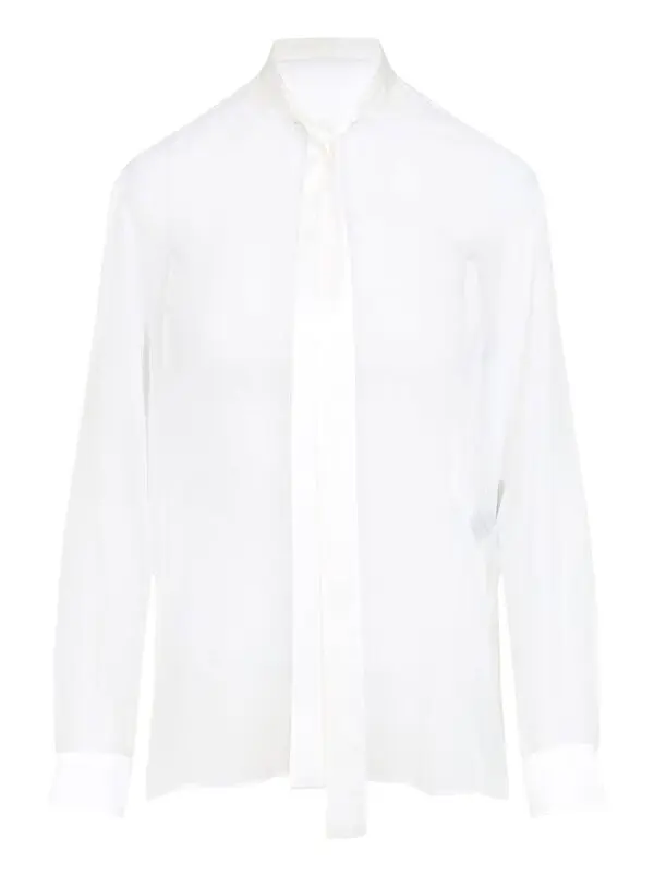 Dolce & Gabbana Silk Shirt - White