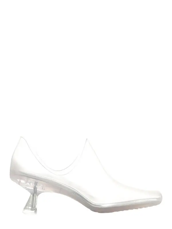 Loewe Emily Aqua Bootie 45 In Rubber With Multicolor Socks - White