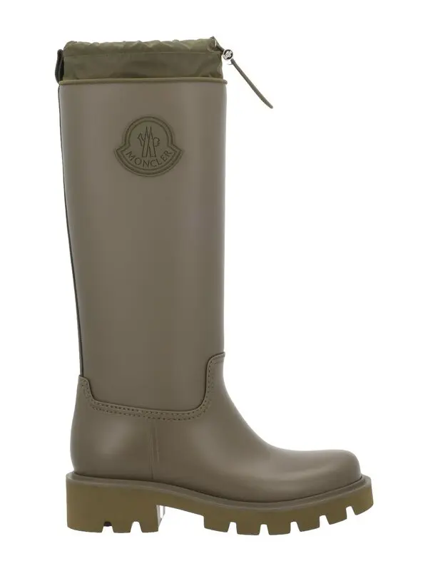 Moncler Kickstream High Boots - Green