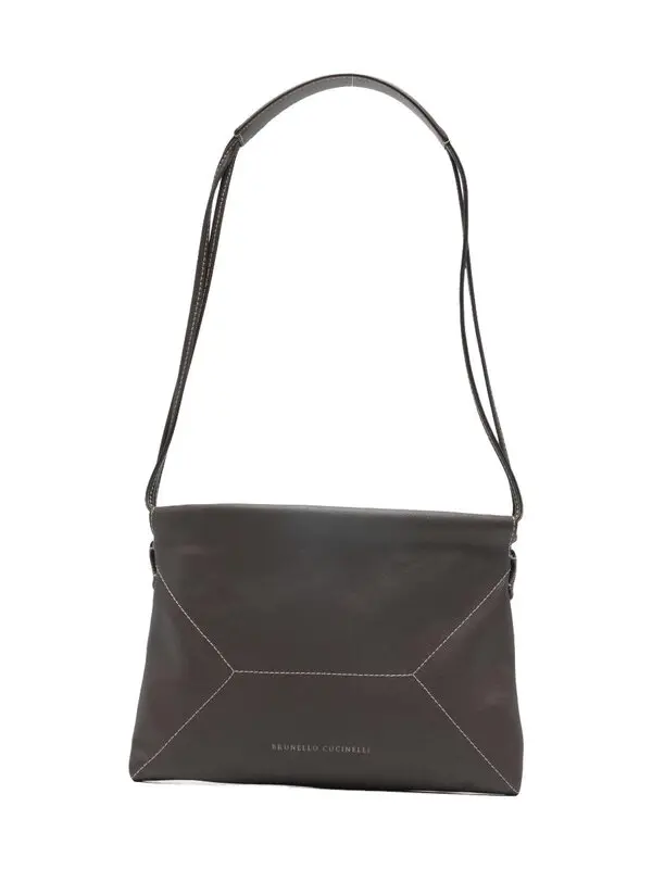 Brunello Cucinelli Leather Shoulder Bag - Multicolor