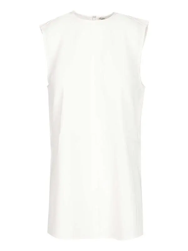 TOTEME Woven Stripe Top - White