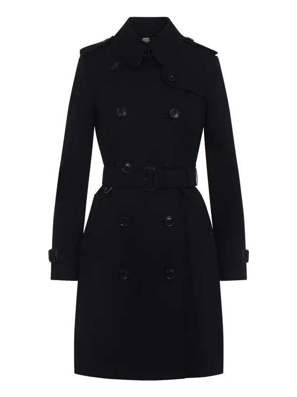 Burberry Chelsea Heritage Trench Coat - Black